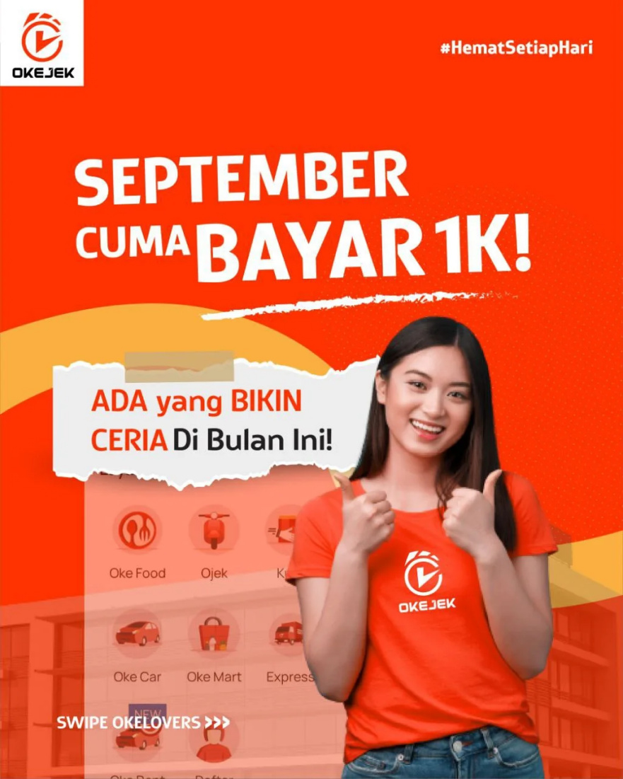 Promo September, Naik OkeCar Cukup Bayar Rp1.000 Aja! Berikut Caranya..